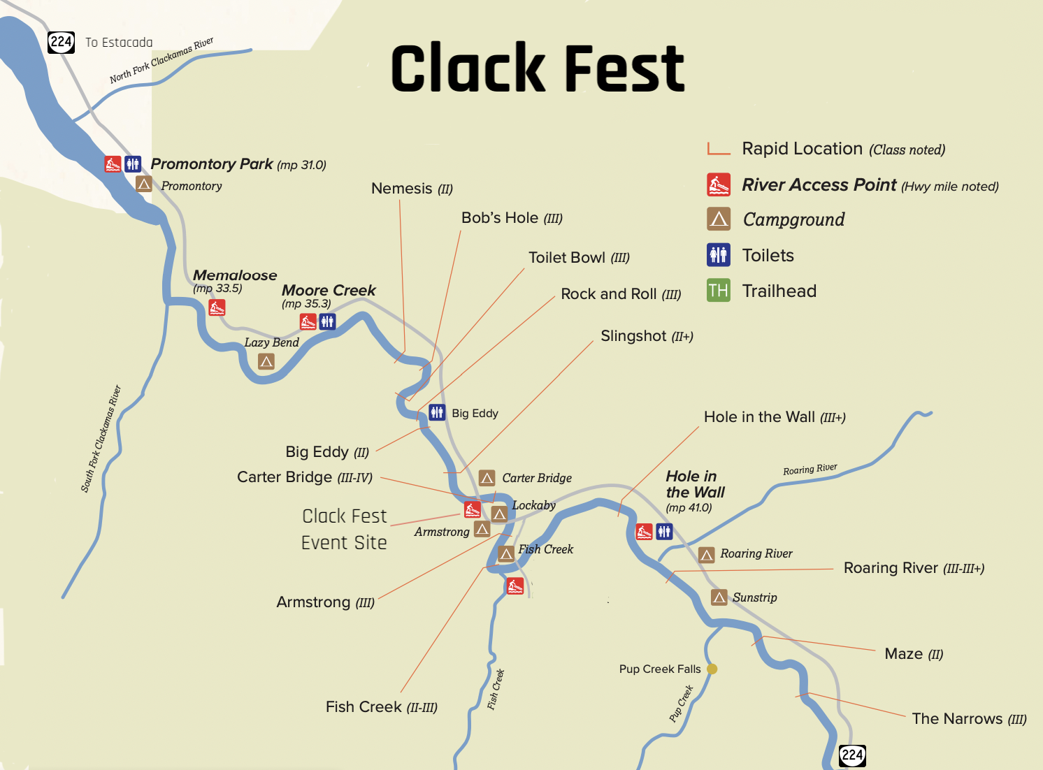 Camping & Lodging | Upper Clackamas Whitewater Festival